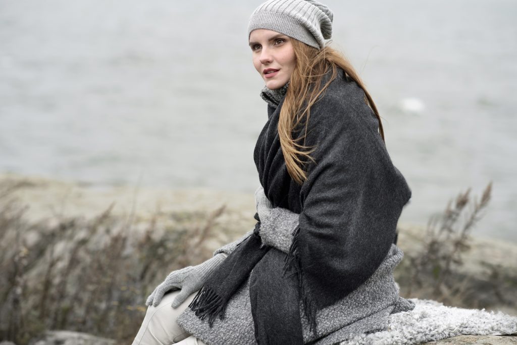 Baby alpakka torkkupeitto / shaali - Nordic Swan Living